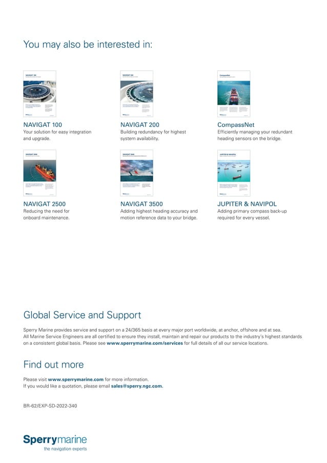 Sperry Marine Compass Solutions | PDF | Cruises | Travel Type