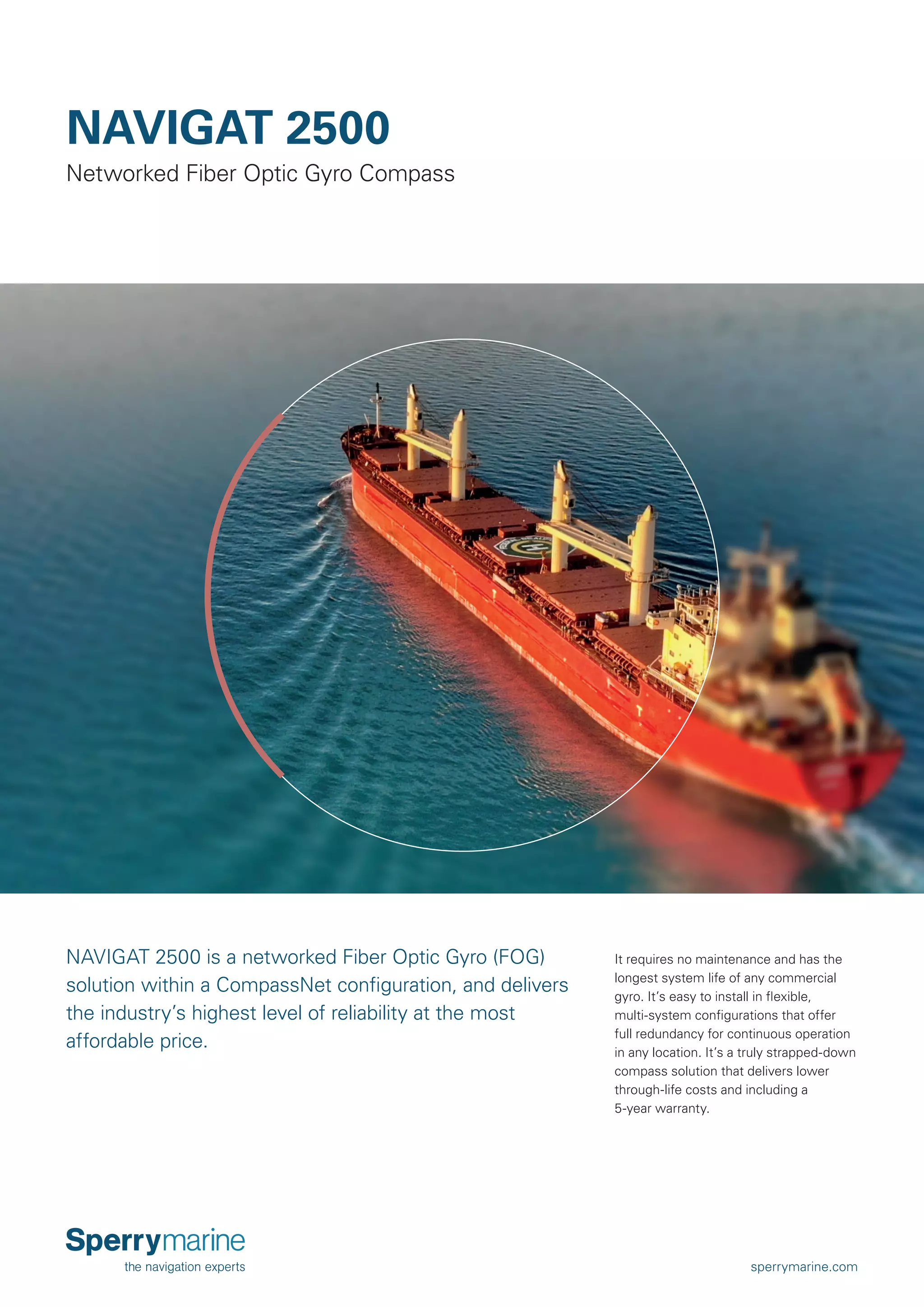 Sperry Marine NAVIGAT 2500 brochure | PDF