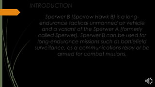Sperwer tactical unmanned air vehicle, france | PPT