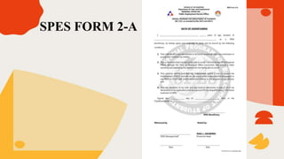 SPES FORMS AND IMPLEMENTATION REMINDERS (1).pptx