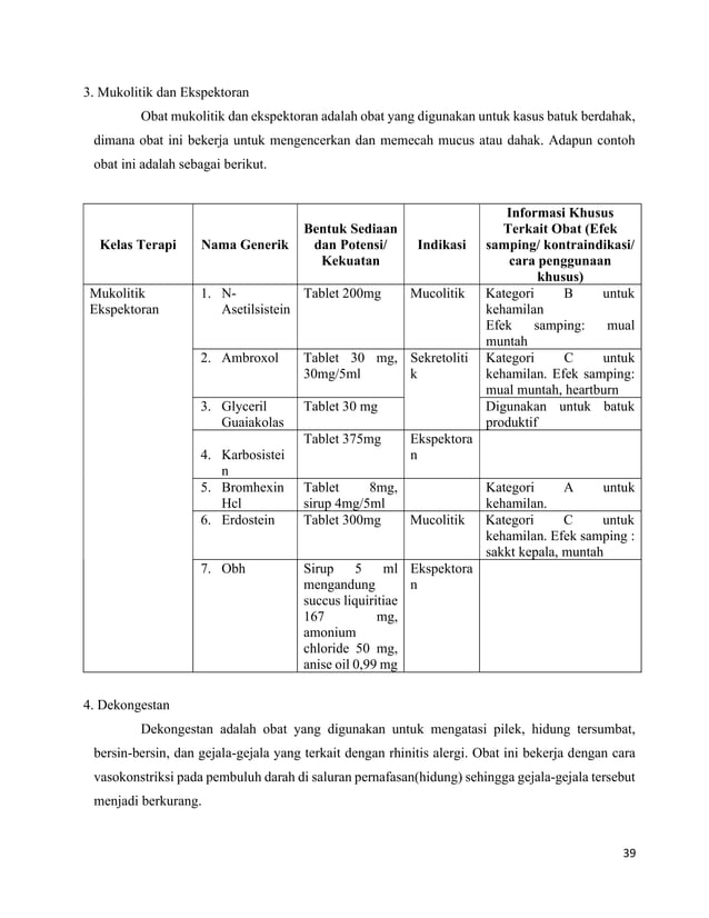 Spesialite obat untuk mahasiswa sarjana farmasi | PDF