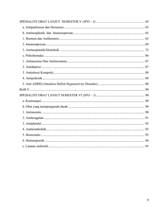 Spesialite obat untuk mahasiswa sarjana farmasi | PDF