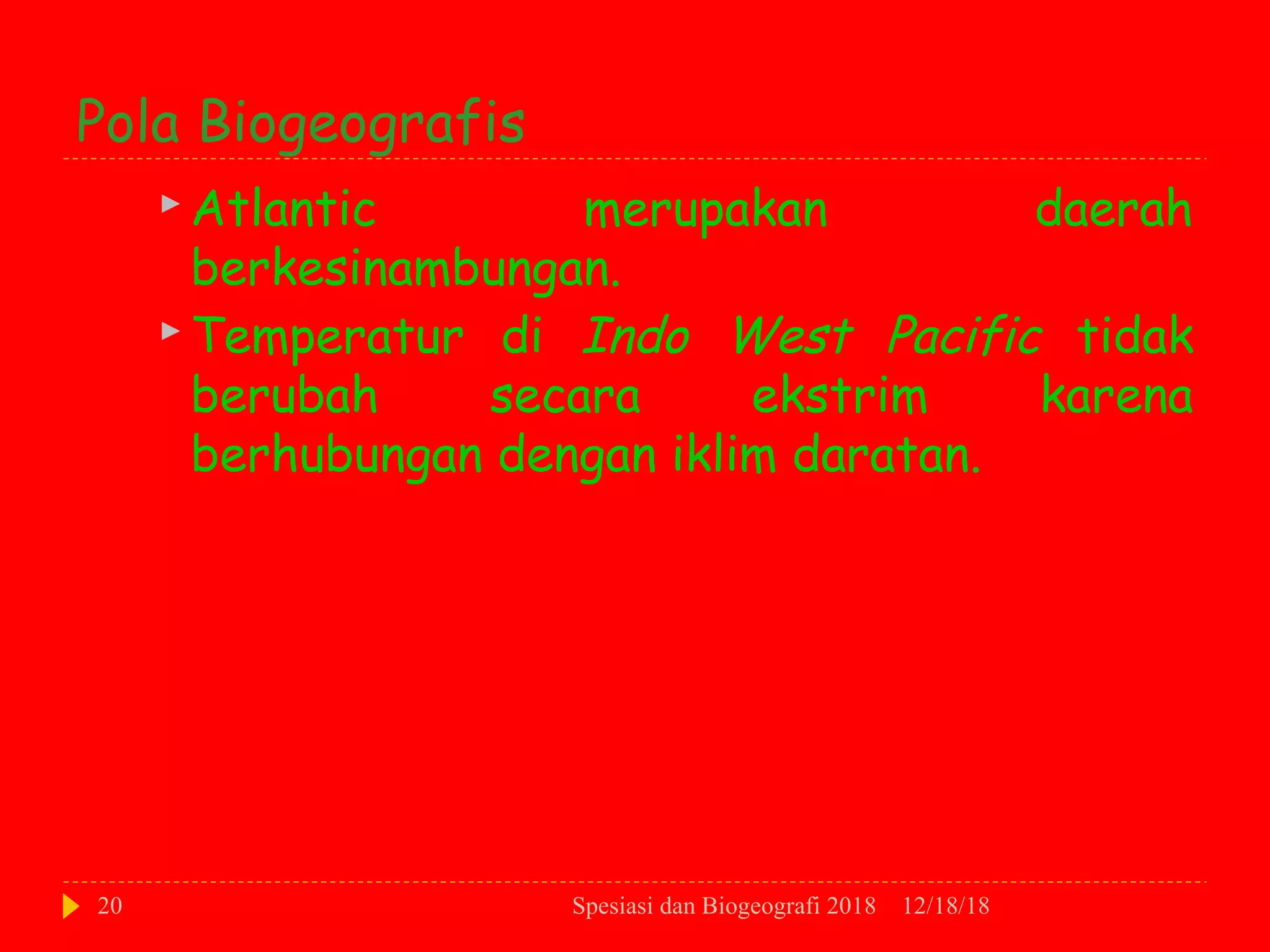 Spesiasi dan biogeografi | PPT