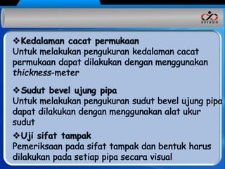 Spesifikasi standard pipa baja untuk pancang SNI 8052 2014 U3.ppt