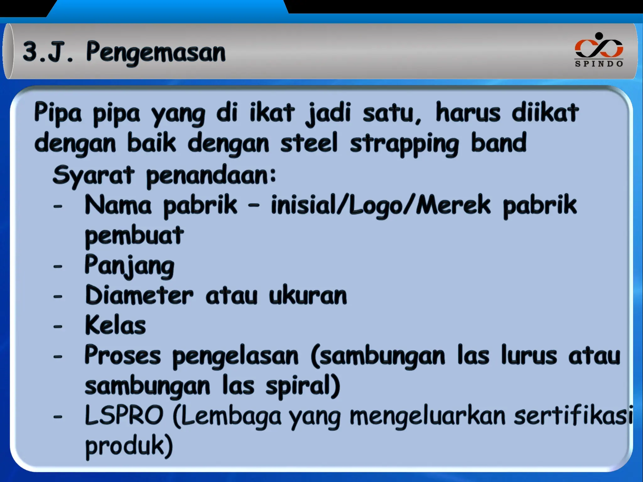 Spesifikasi standard pipa baja untuk pancang SNI 8052 2014 U4.ppt