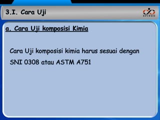 Spesifikasi standard pipa baja untuk pancang SNI 8052 2014 U4.ppt