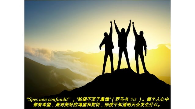 Spes non confundit; bull of indiction of the jubilee year 2025 (Chinese ...