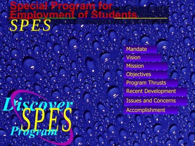 Spes program (5 23-08) | PPT | Law