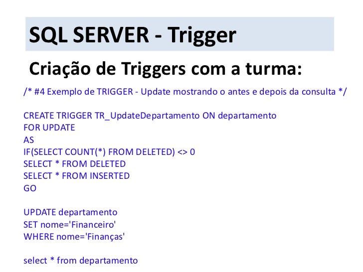 Stored Procedures And Triggers