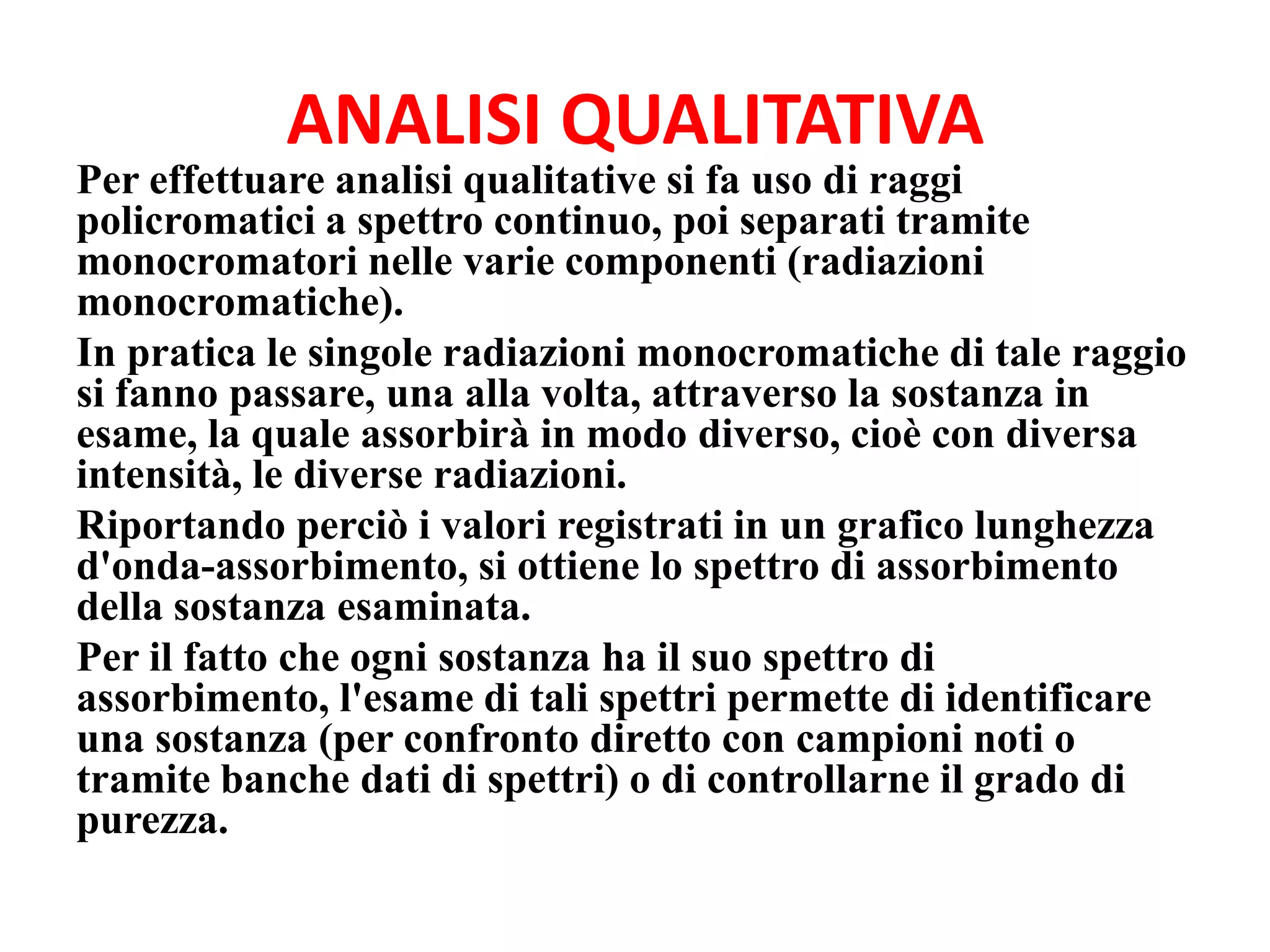 Spettrofotometro UV-visibile | PPTX