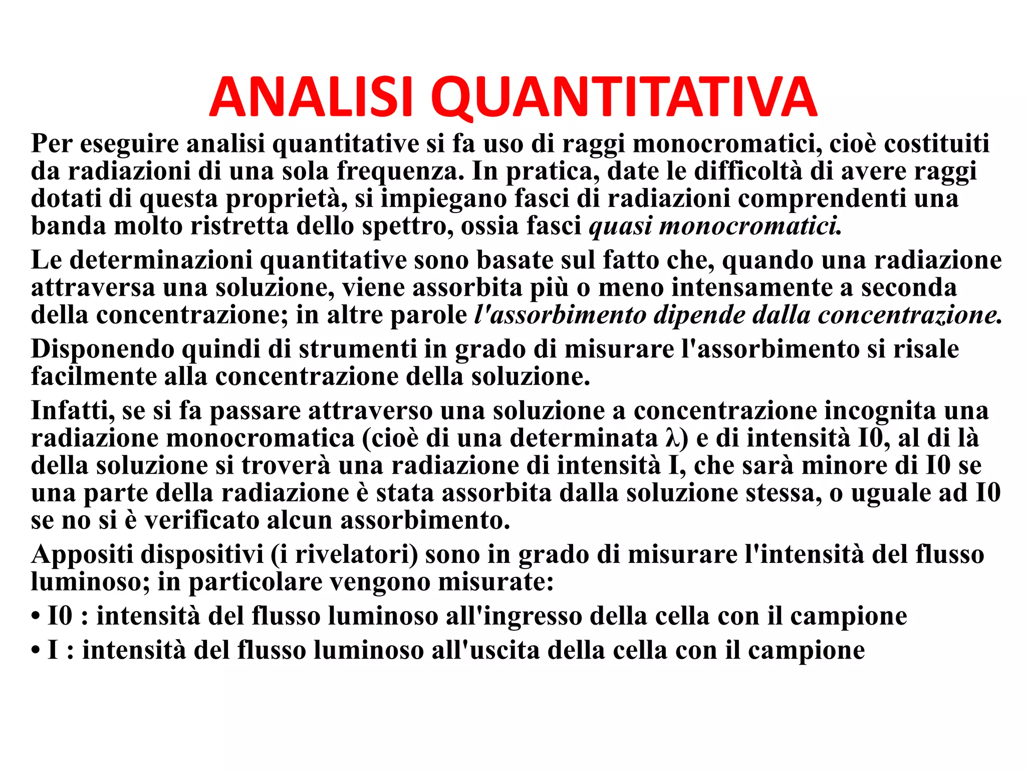 Spettrofotometro UV-visibile | PPTX