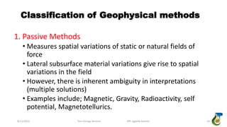 Role of Geophysics in the Oil and Gas Industry | PPTX
