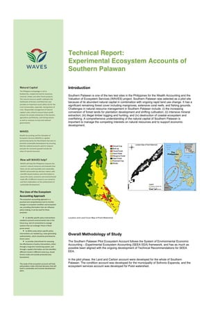 Southern Palawan Ecosystem Accounts | PDF