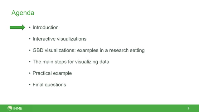 Data visualization workshop | PPTX