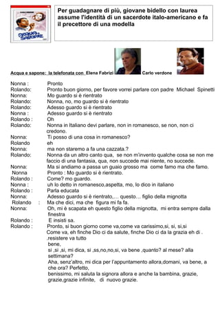 Spezzoni dei film | PDF