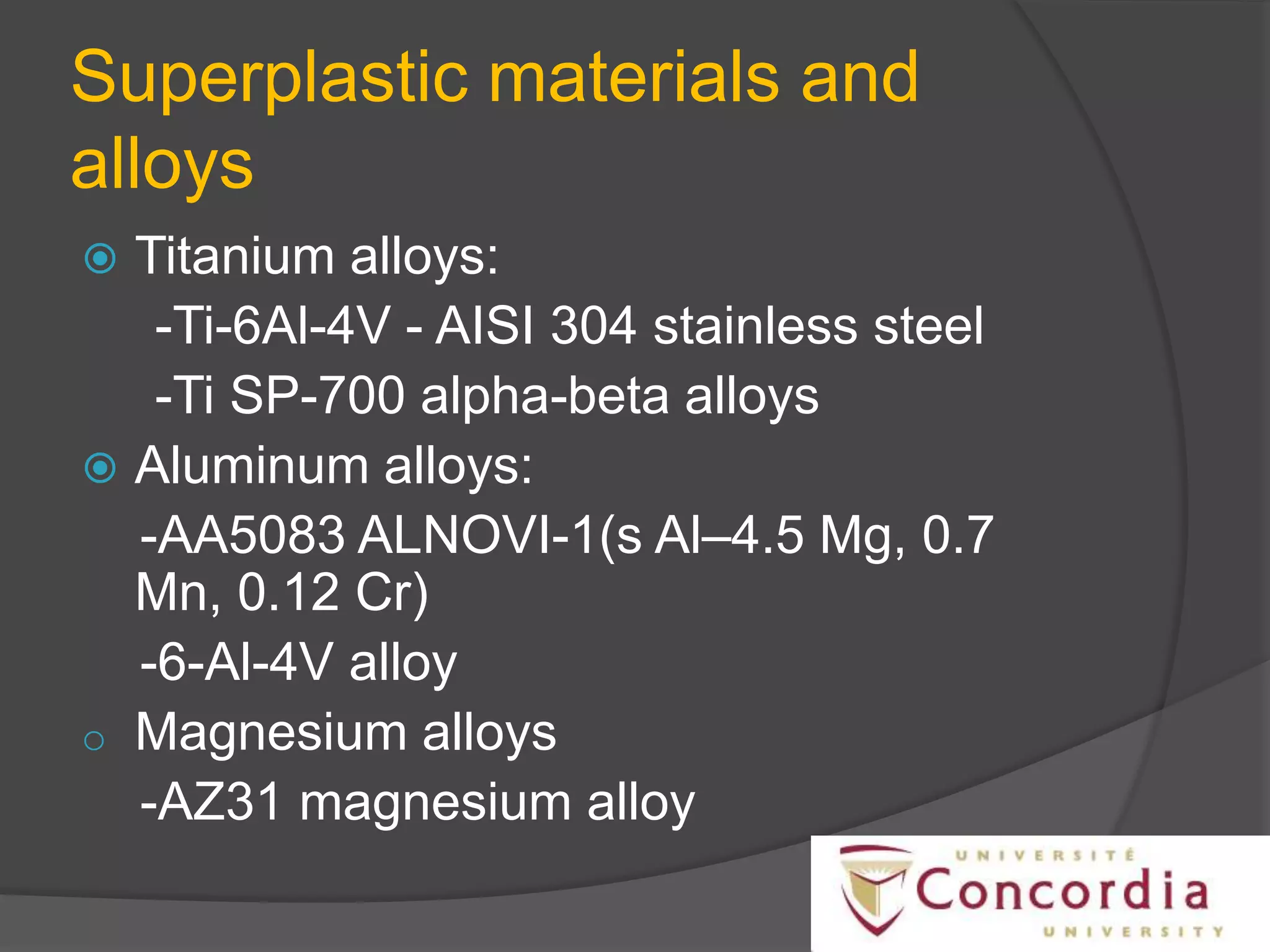 Super plastic Forming and Diffusion bonding in Aerospace industries | PPTX