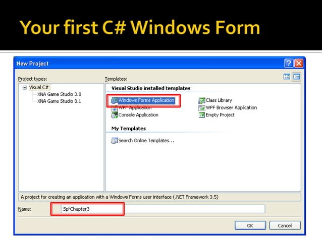 SPF WinForm Programs | PPT
