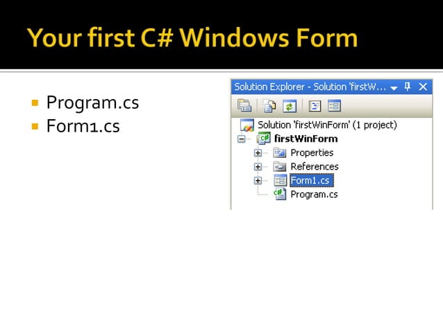SPF WinForm Programs | PPT