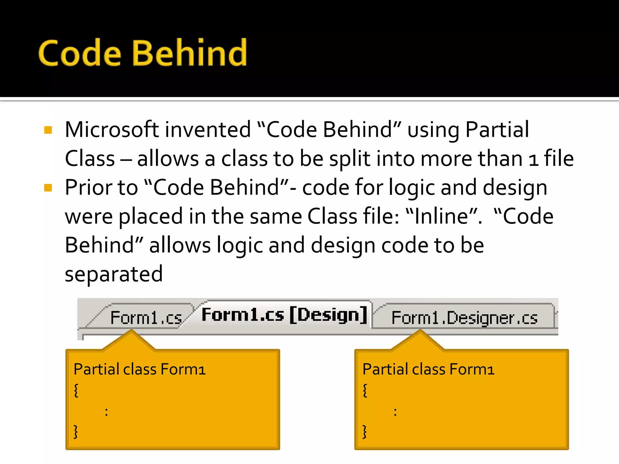 Spf chapter 03 WinForm | PPTX