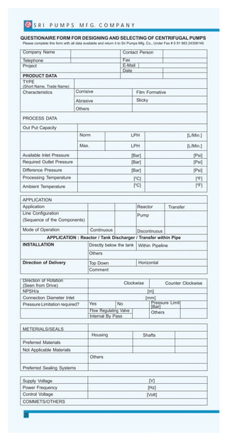 Centrifugal Pumps | PDF