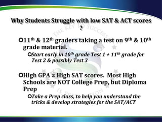 SAT / ACT / GRE / GMAT Prep Presentation | PDF