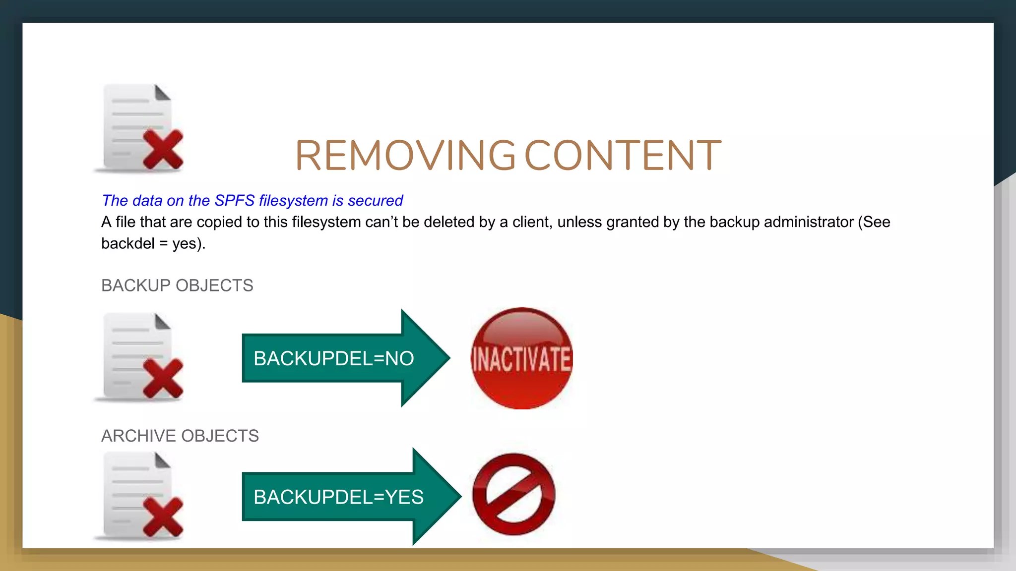 SPFS - A filesystem for Spectrum Protect | PPT