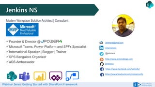 harePoint Framework Webinar Series: Consume Graph APIs in SharePoint Framework | PPT