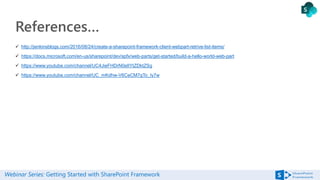 SPFx Webinar Loading SharePoint data in a SPFx Webpart | PPTX | Web Development | Internet