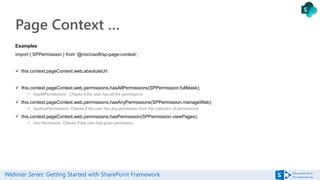 SPFx Webinar Loading SharePoint data in a SPFx Webpart | PPTX | Web Development | Internet
