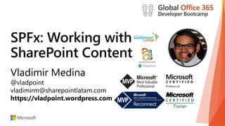 SPFx working with SharePoint data | PPTX