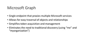 Leveraging APIs from SharePoint Framework solutions | PPT