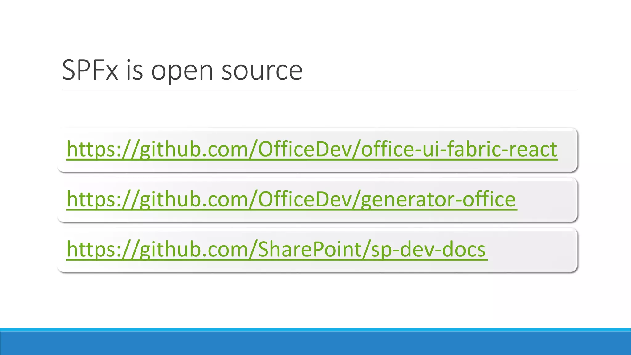 SPFx (SharePoint Framework) | PPTX