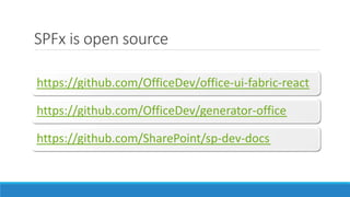 SPFx (SharePoint Framework) | PPTX