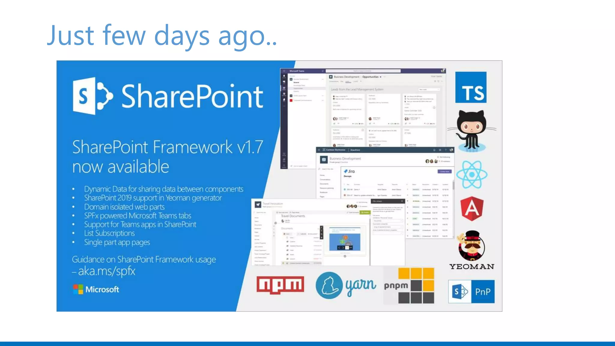 The Greatest Introduction To Sharepoint Framework Spfx On Earth Ppt