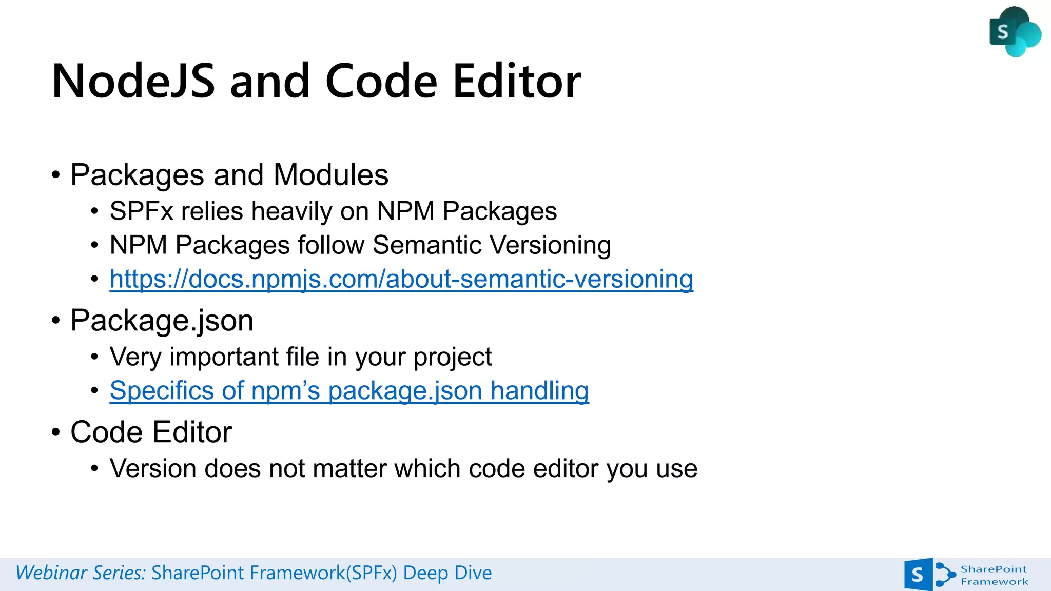 Demystifying versioning in spfx solutions | PPT