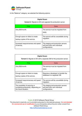 SPG AWS infrastructure analysis (public example) | PDF