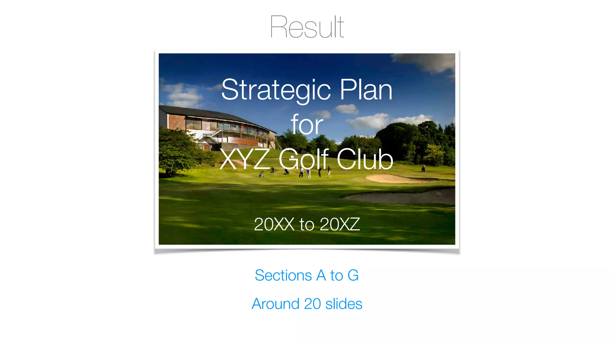 How Golf Clubs and Strategic Plans Evolve | PDF