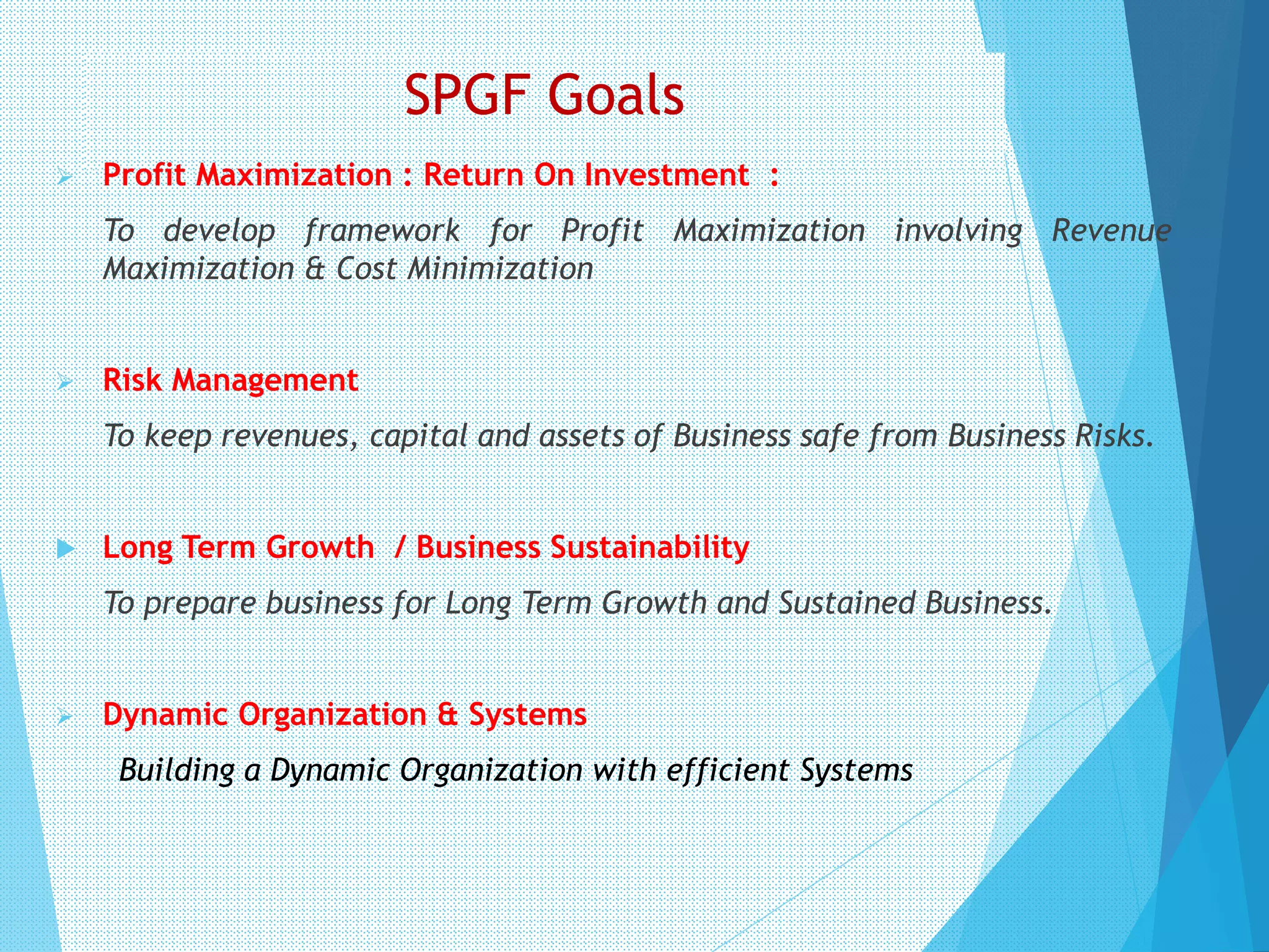 Sustainable Profit Growth Framework | PPT