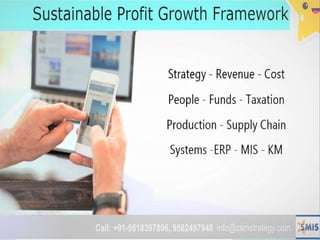 Sustainable Profit Growth Framework | PPT