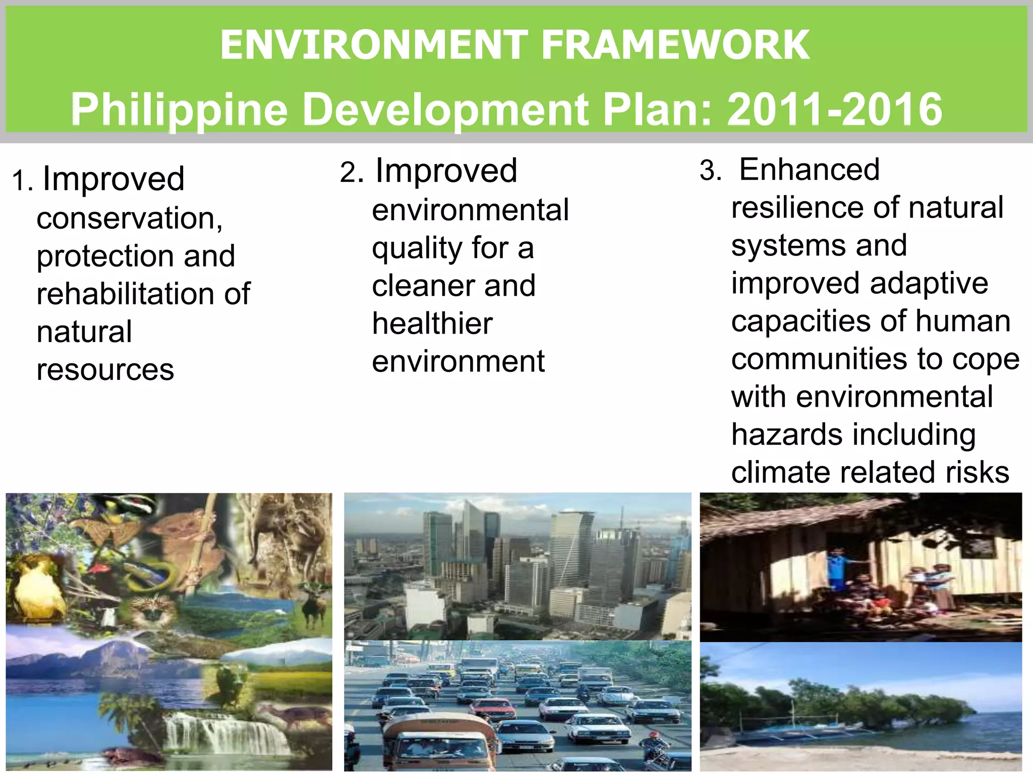 The State of Philippine Environment | PPTX