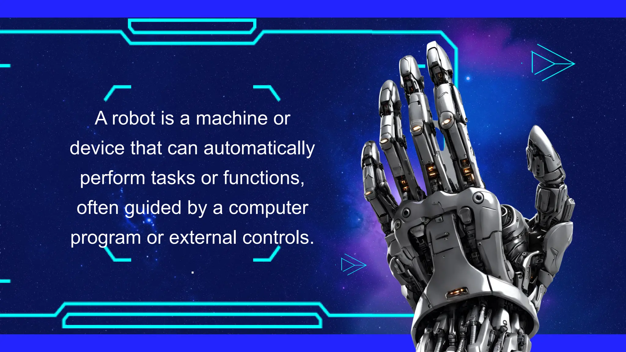 obots are automated machines that helps. | PPTX