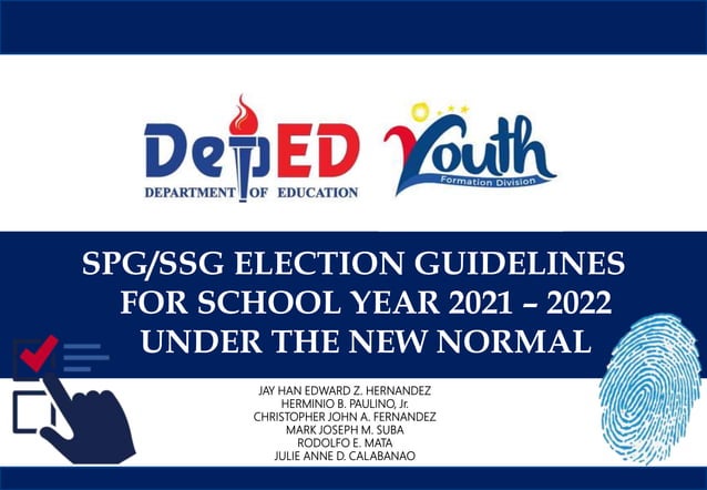 SPGS-SSG-Election-Guidelines.pptx | Elections | Politics