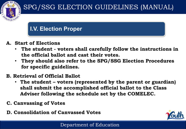 SPGS-SSG-Election-Guidelines.pptx | Elections | Politics