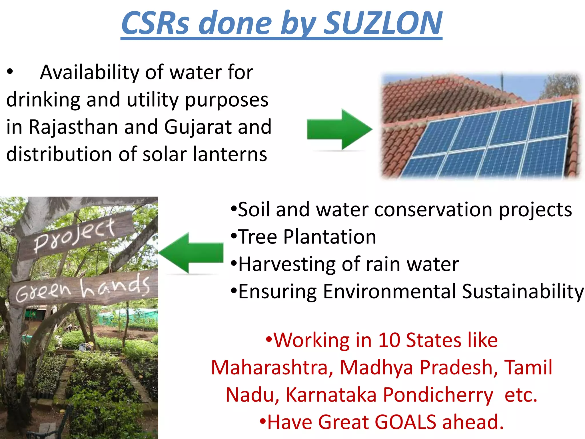 CSR suzlon | PPTX