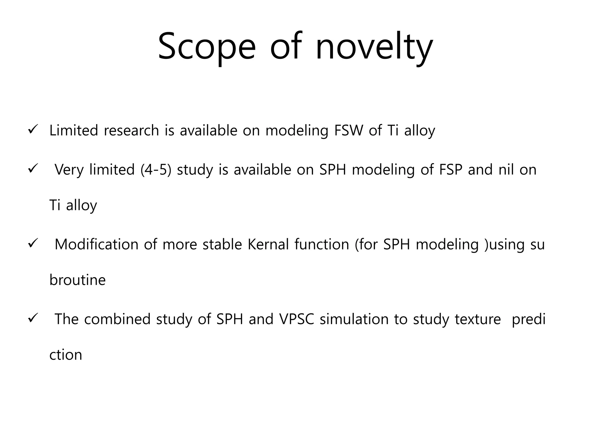 Meshfree simulation of friction stir welding process | PPTX | Physics | Science