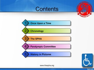 The Society For Physically Handicapped, Ahmedabad - History | PPT