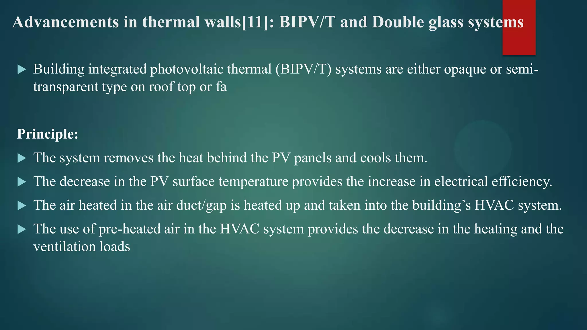 Solar thermal walls (Trombe ,water and trans walls) | PPTX