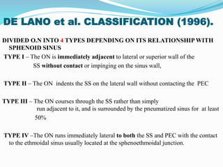 Sphenoid sinus and optic nerve | PPTX