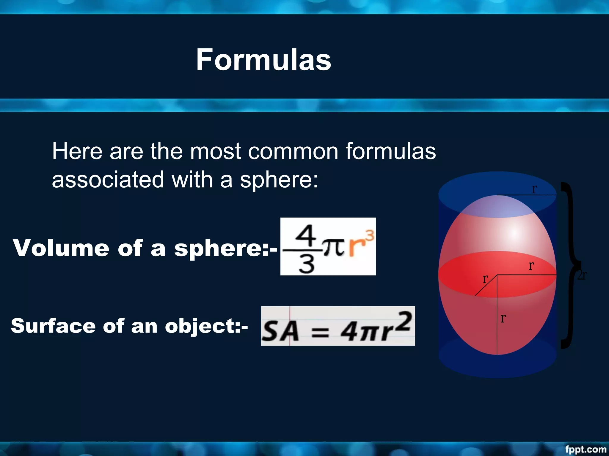 Sphere | PPT | Physics | Science