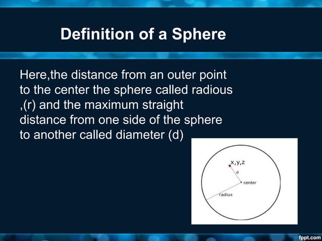 Sphere | PPT | Physics | Science